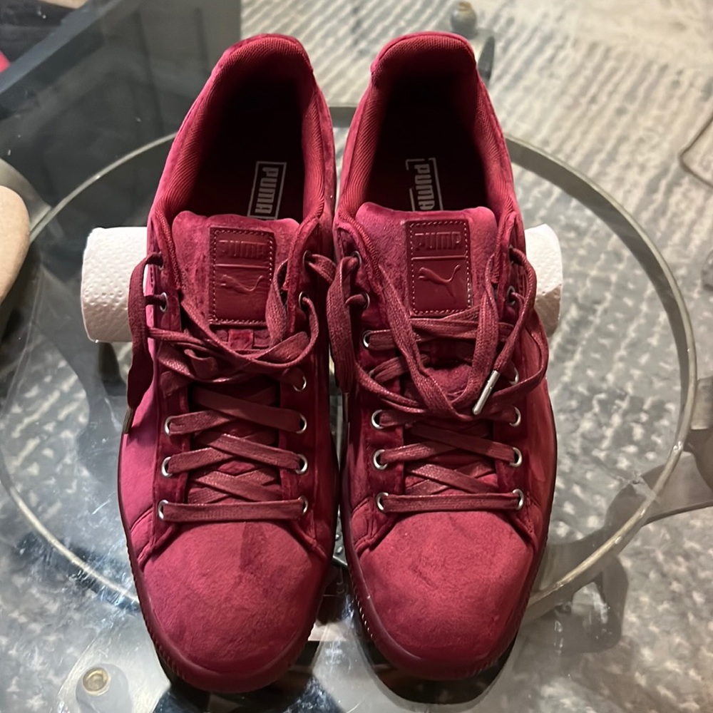 Puma “ Rare Clyde Red Velvet Sz 12 - Gem